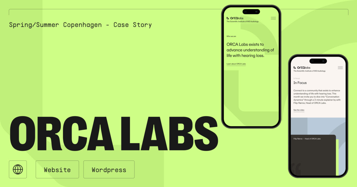 ORCA Labs website for WSA